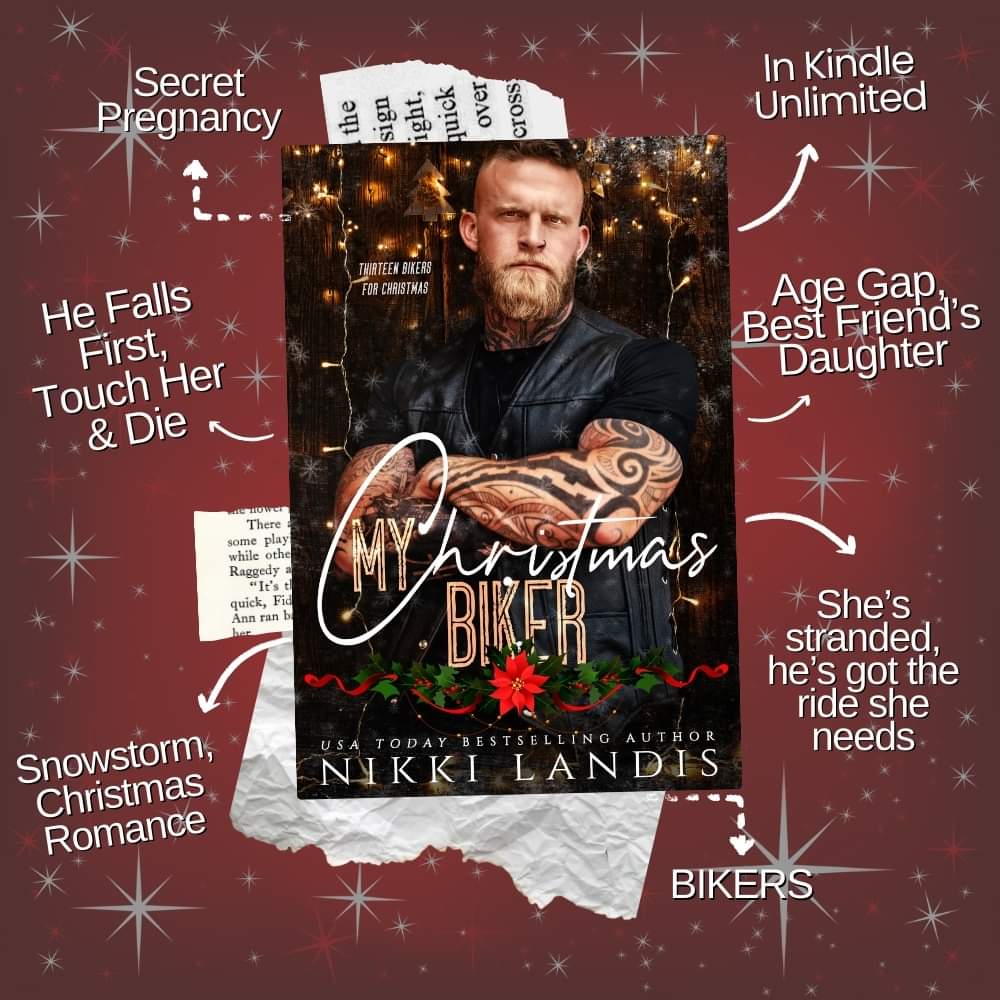 My Christmas Biker by Nikki Landis (4 Star Book Review) Christmas ...